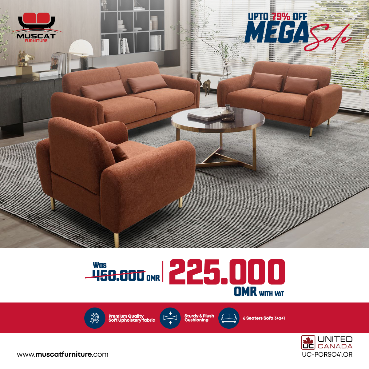 Sofa Set For Sale In Muscat